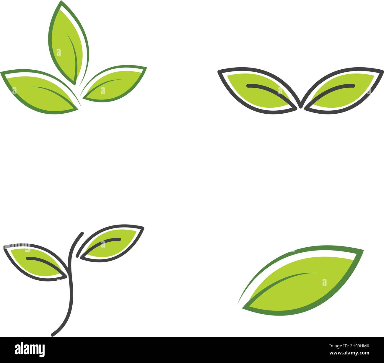Green leaf logo ecology nature element vector Stock Vector Image & Art ...