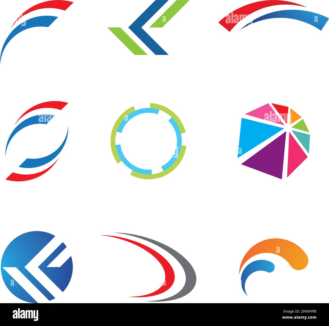 Business circle logo template vector Stock Vector Image & Art - Alamy