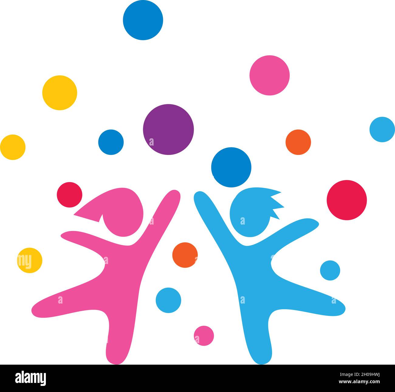 kids play logo vector template Stock Vector Image & Art - Alamy