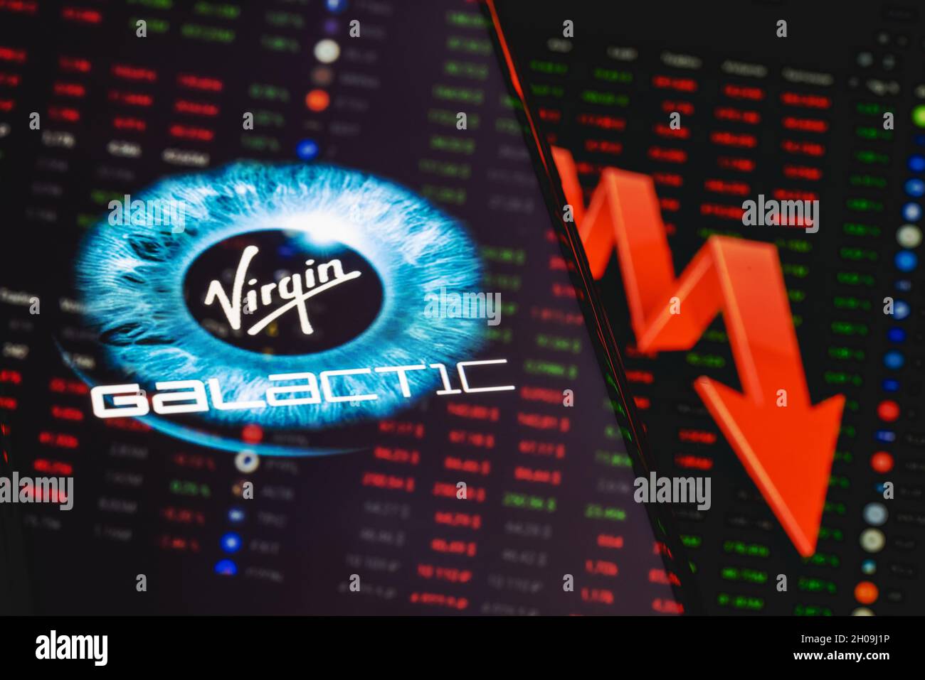 Virgin Galactic Logo SPCE News Today | Why Did Virgin Galactic Stock