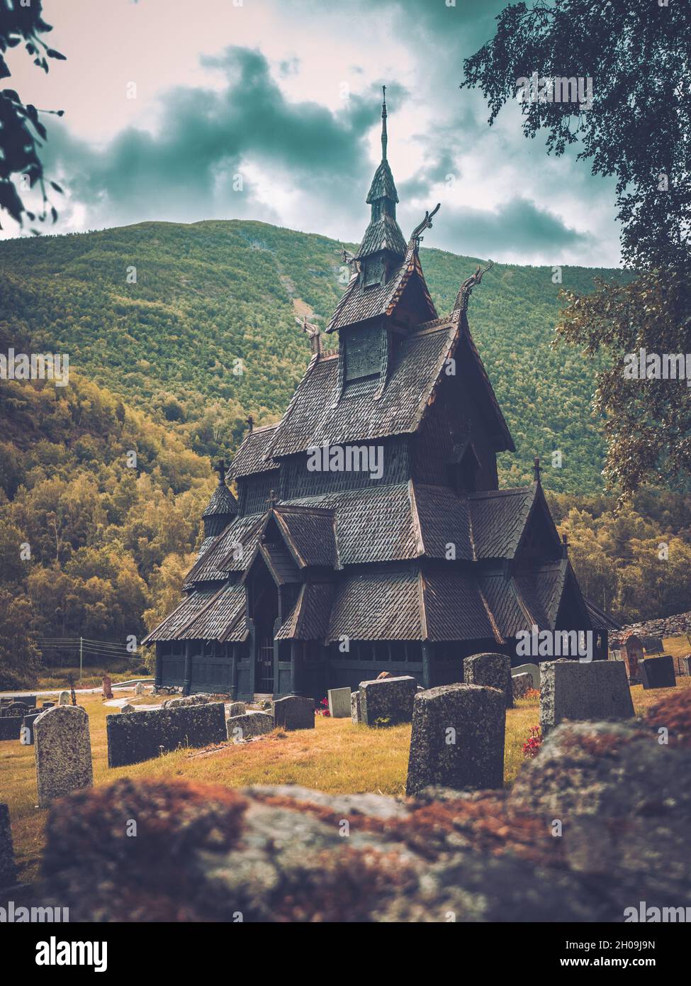 Church in borgund norway hi-res stock photography and images - Alamy