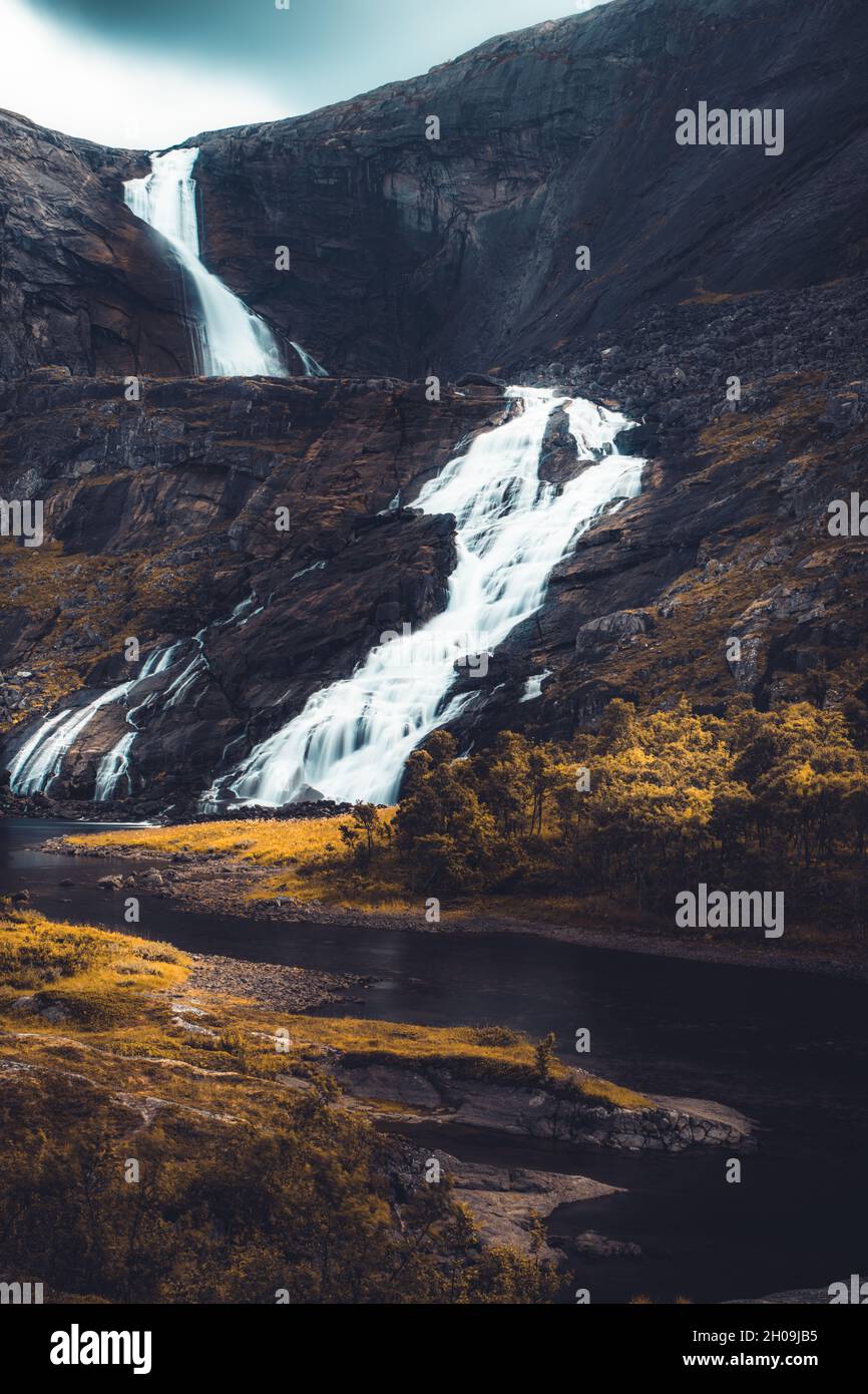 Waterfall in Norway Stock Photo - Alamy