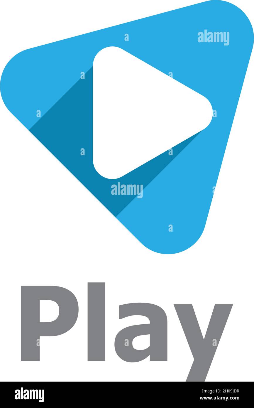 Play logo Vector icon template Stock Vector Image & Art - Alamy