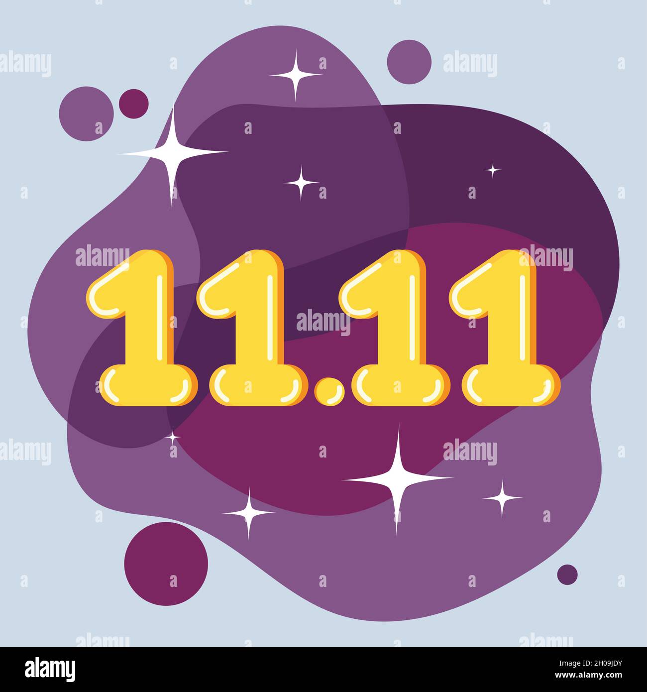 11 11 numbers illustration with colorful background Stock Vector Image ...