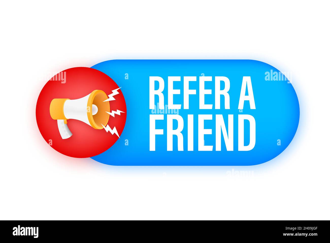Refer a friend. Business success. Vector stock illustration Stock ...