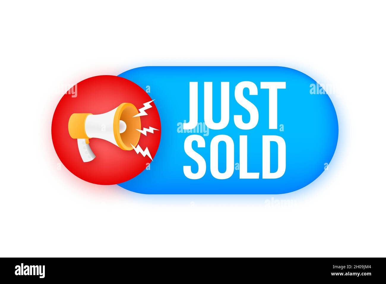 Red Label Just Sold On White Background Vector Illustration Stock Vector Image And Art Alamy