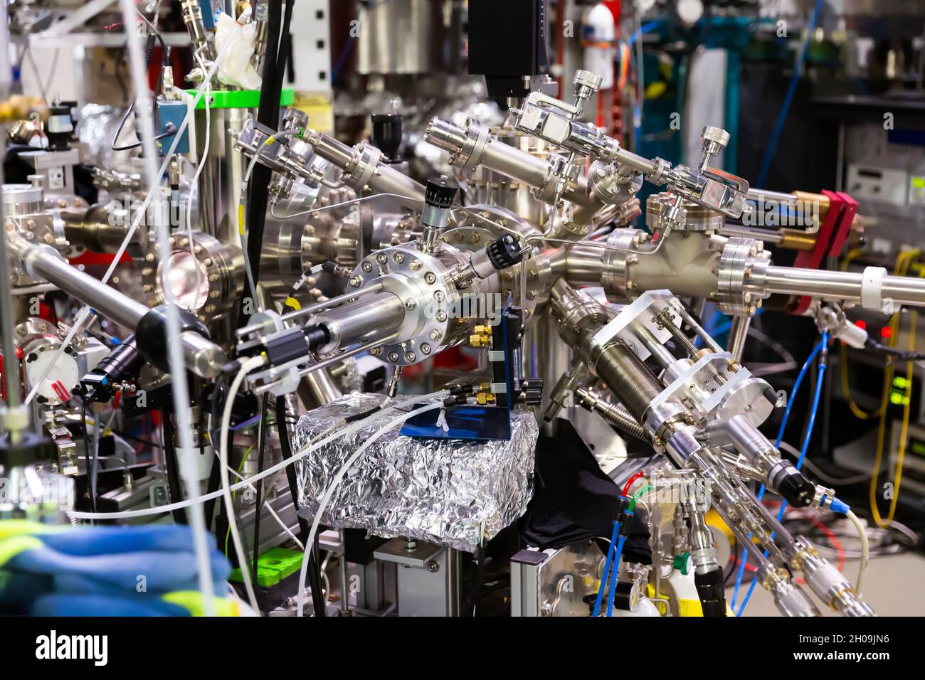 Interior of scientific research laboratory Stock Photo - Alamy
