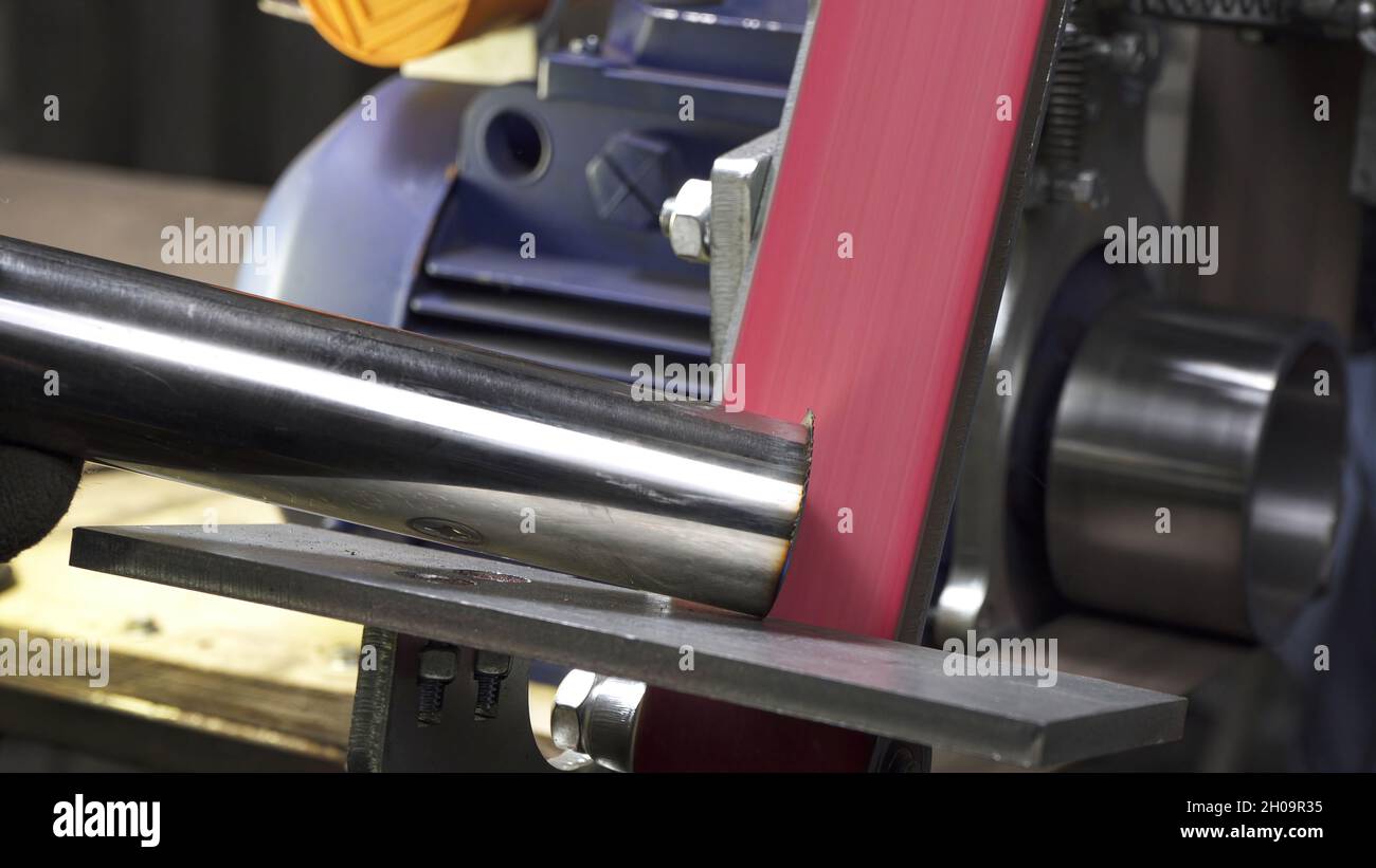 Belt grinding machine hi-res stock photography and images - Alamy