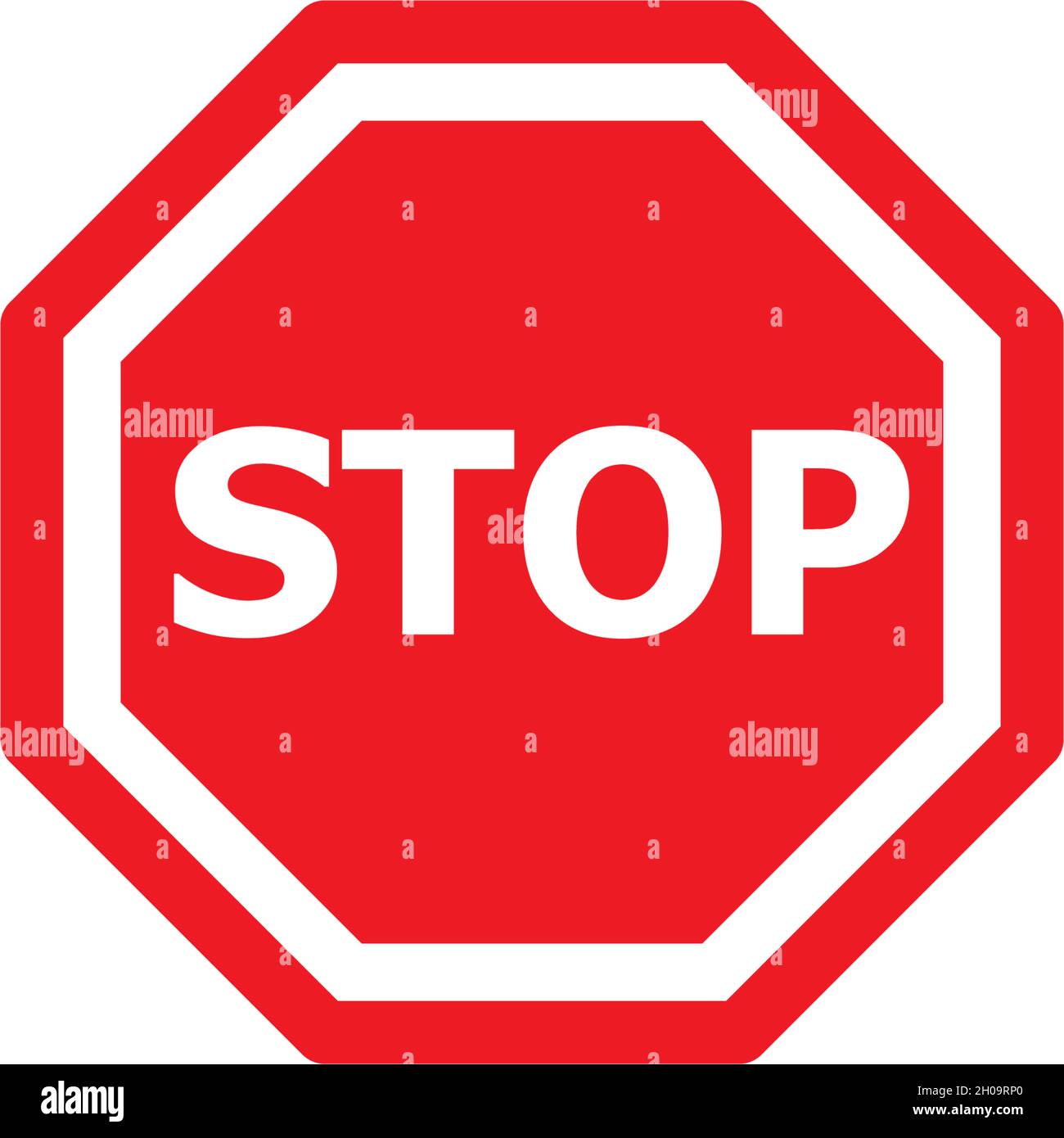 blocking Stop Icon vector template Stock Vector Image & Art - Alamy