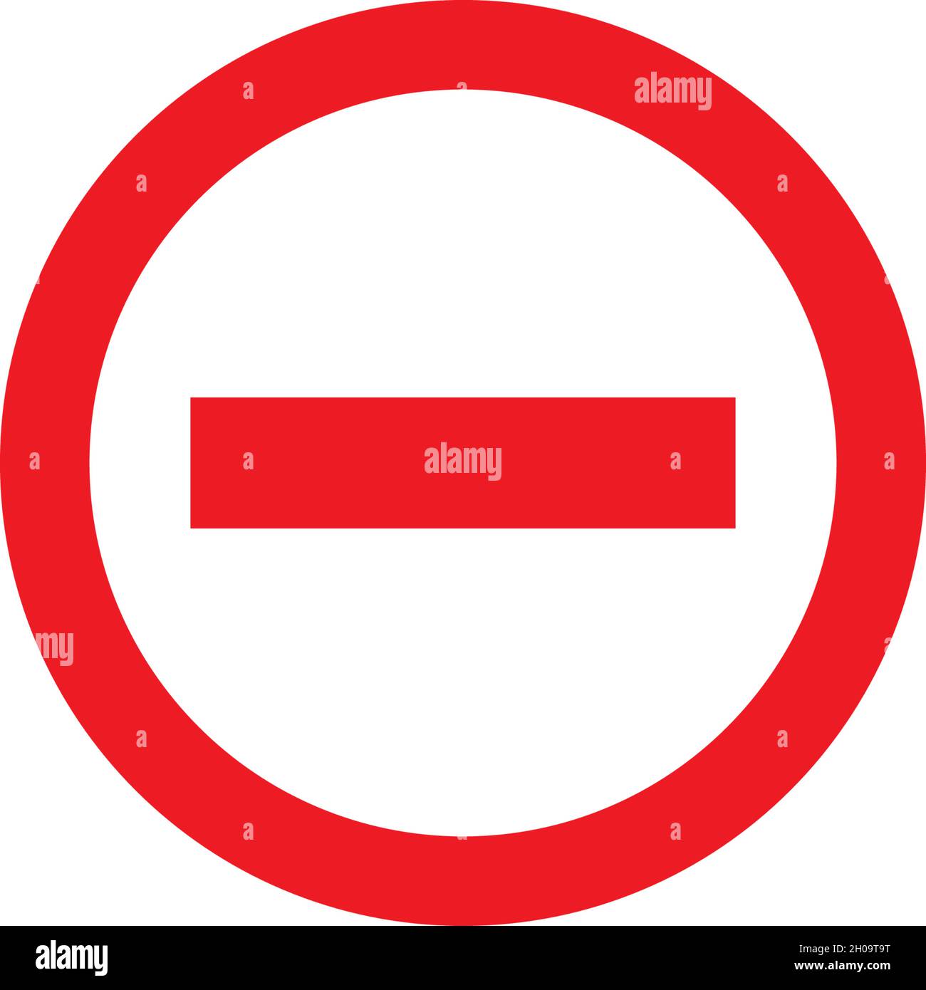 blocking Stop Icon vector template Stock Vector Image & Art - Alamy