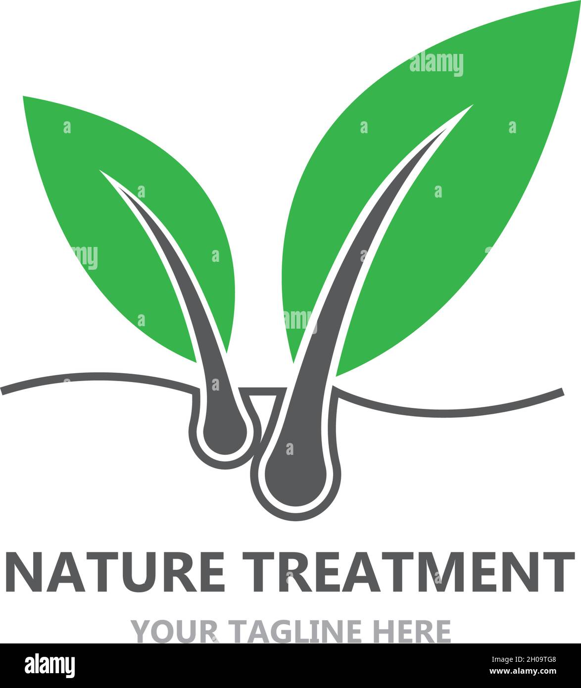 Hair treatment logo vector icon template Stock Vector Image & Art - Alamy