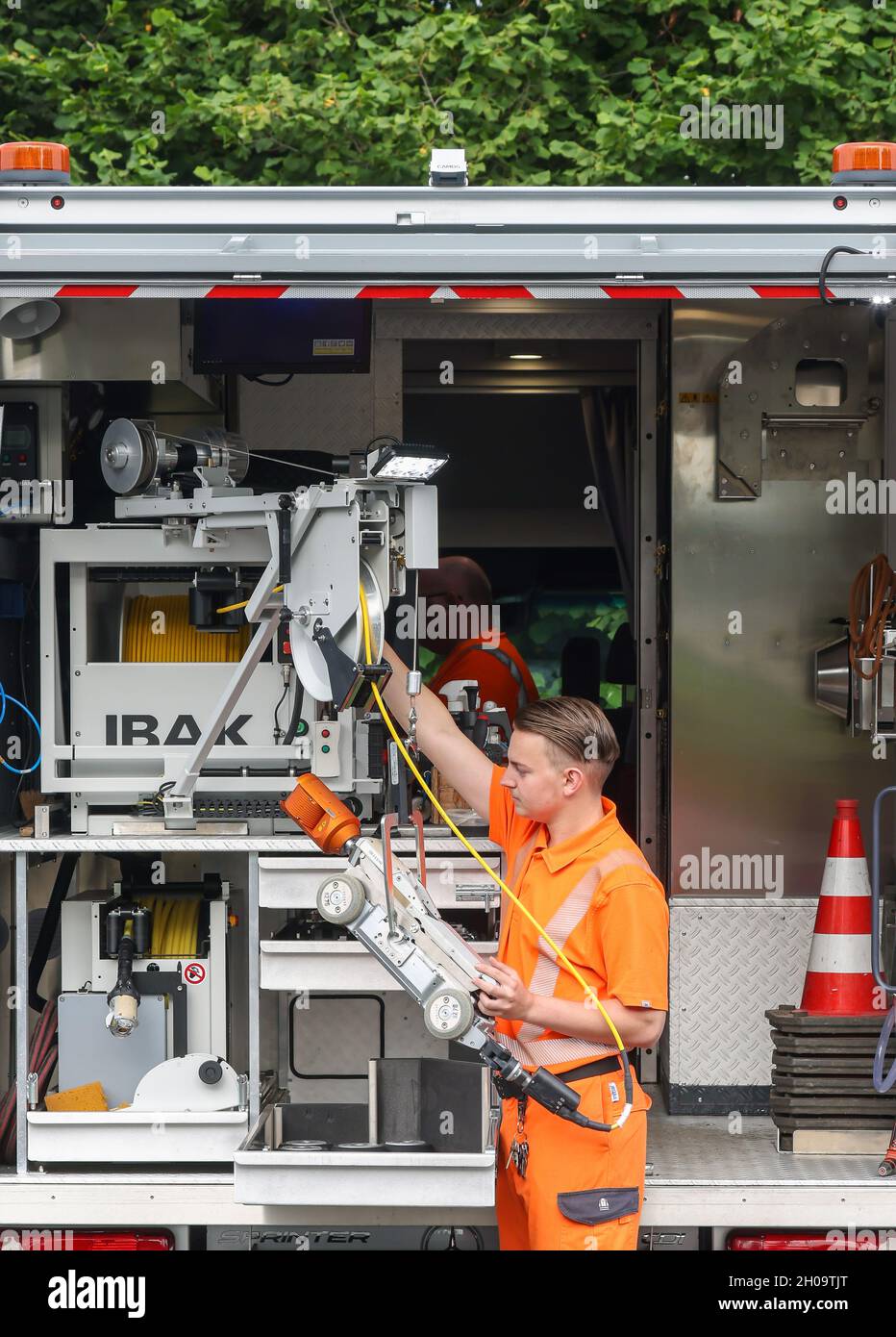 Germany tv sewer inspection vehicle hi-res stock photography and images ...