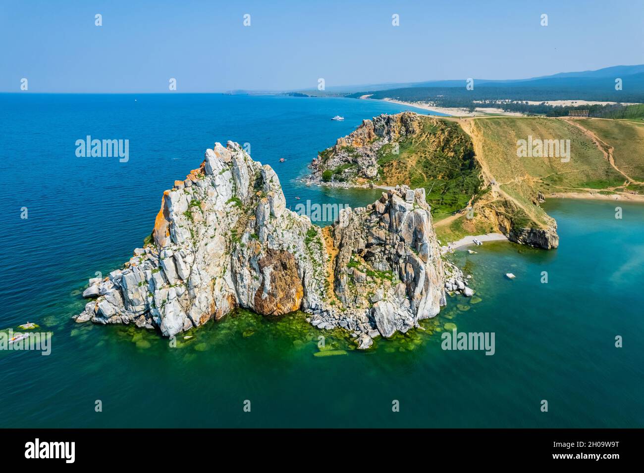 Lake Baikal is in a rift valley, created by the Baikal Rift Zone, where ...