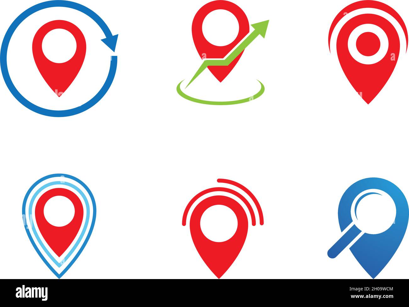 Location point Logo vector template Stock Vector Image & Art - Alamy