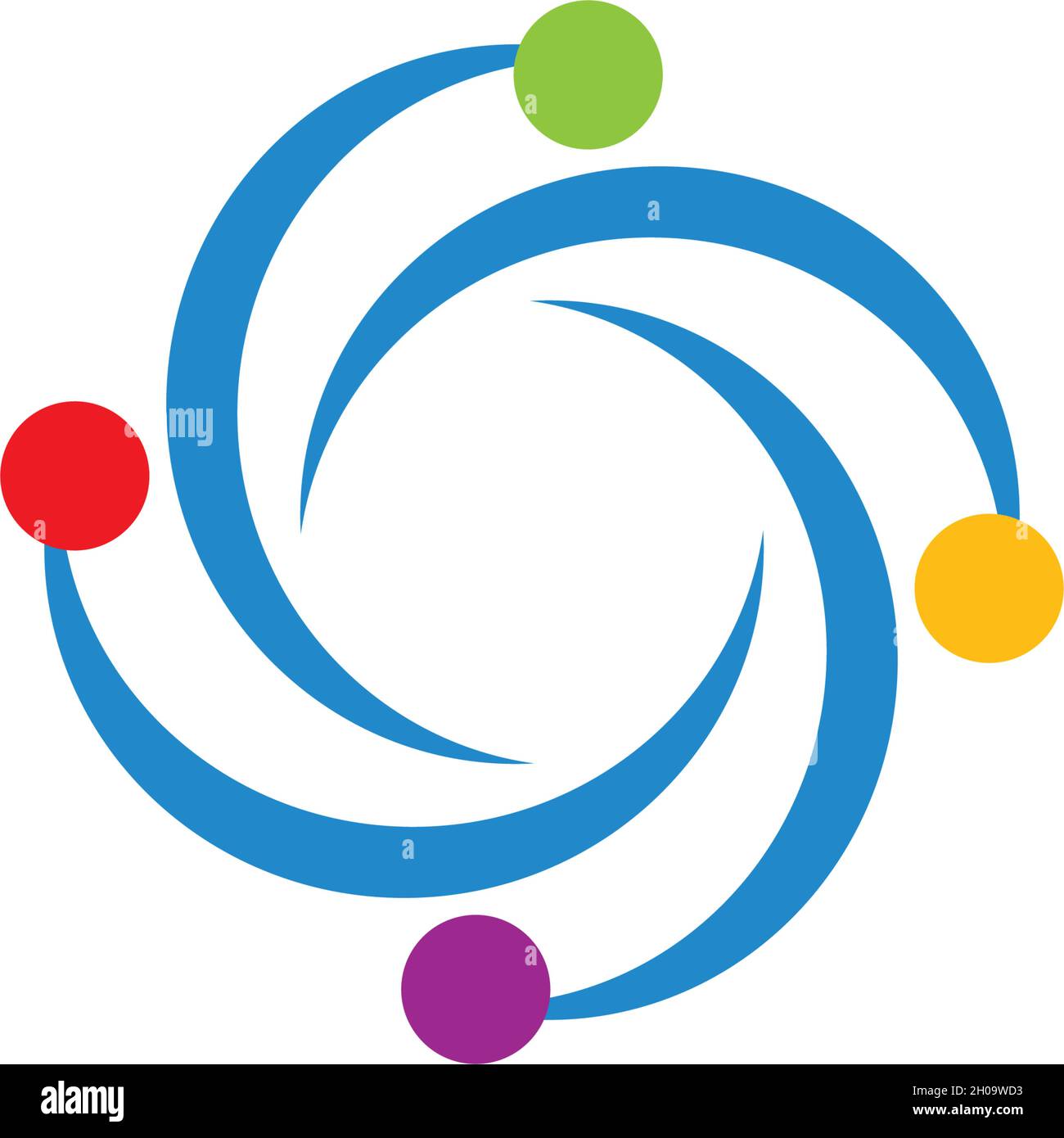 Structure atom logo vector icon template Stock Vector Image & Art - Alamy