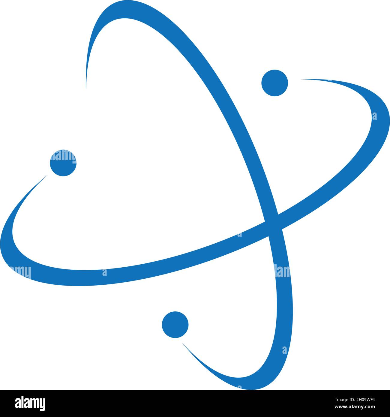 Structure atom logo vector icon template Stock Vector Image & Art - Alamy