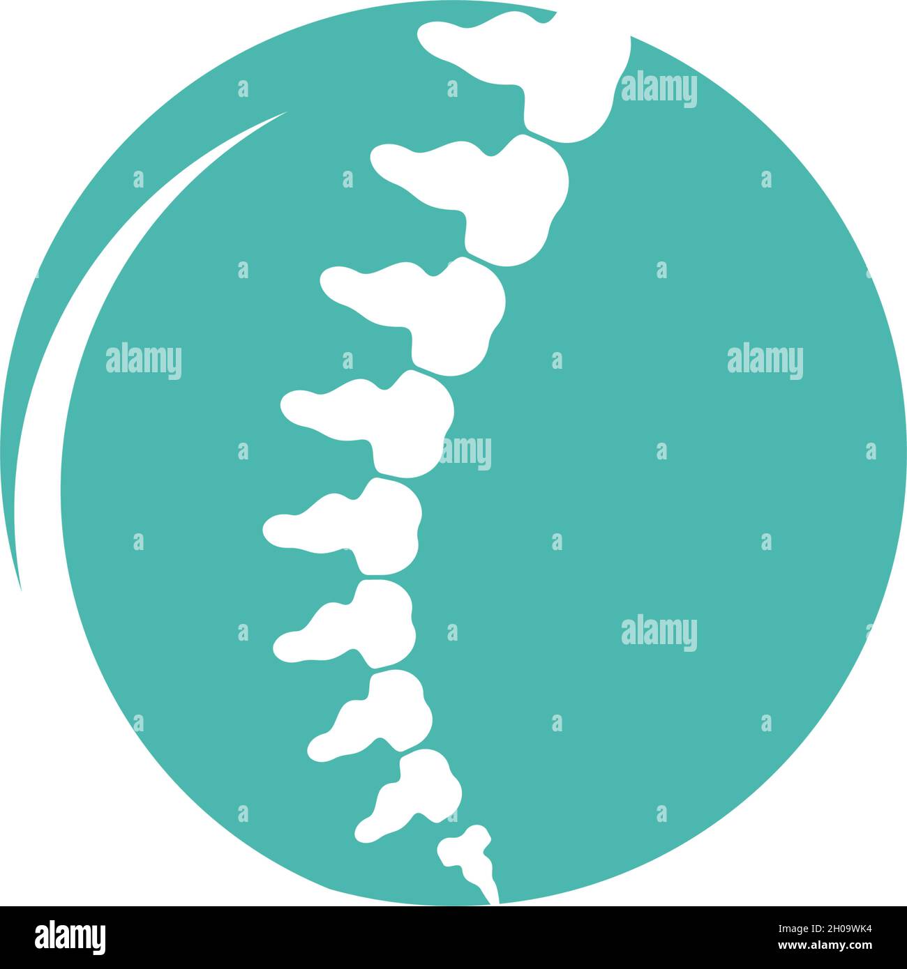 Spine diagnostics symbol logo template vector illustration design Stock ...