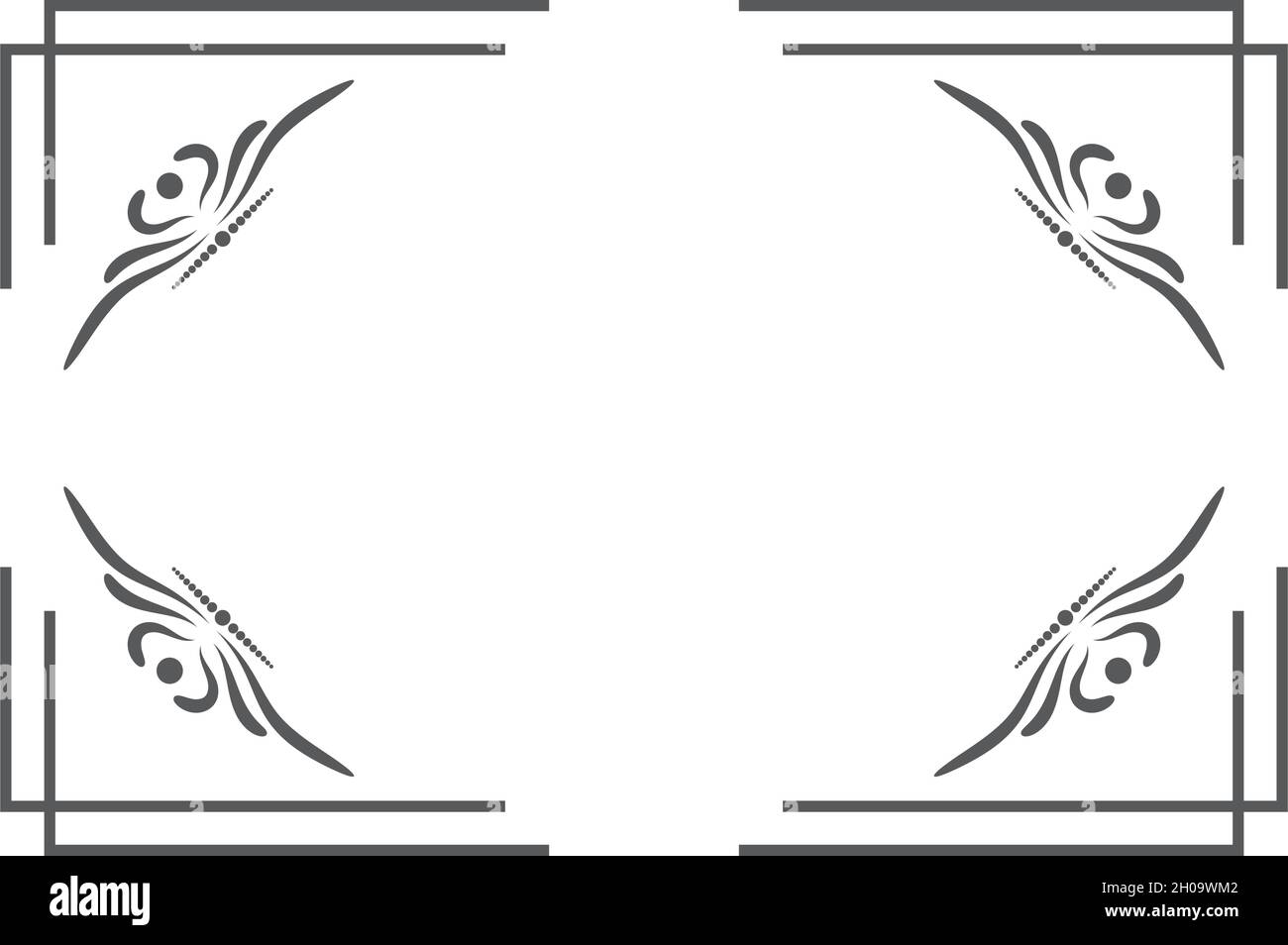 Border line design vector eps 10 Stock Vector Image & Art - Alamy