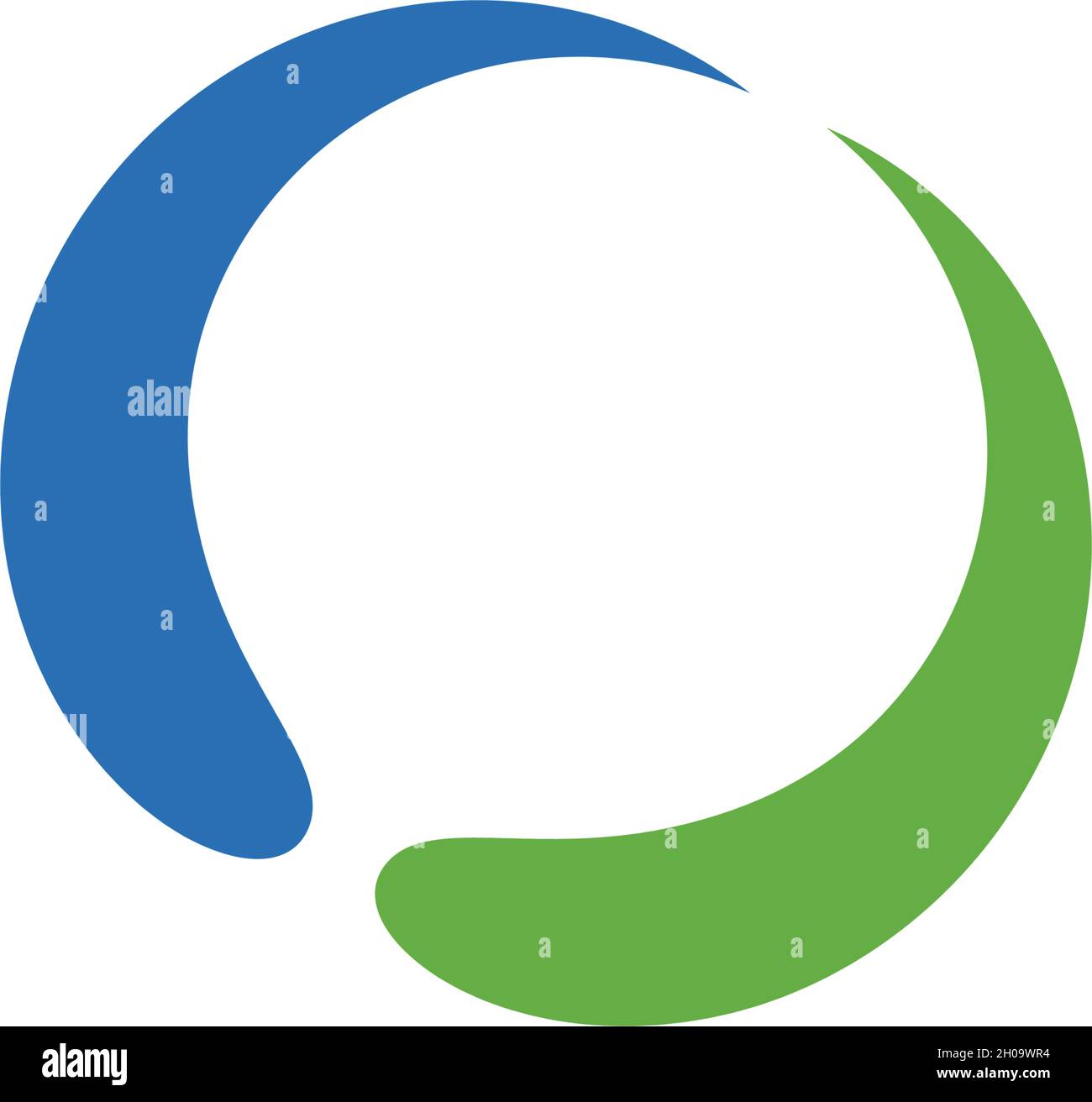 Letter o twist logo Cut Out Stock Images & Pictures - Alamy