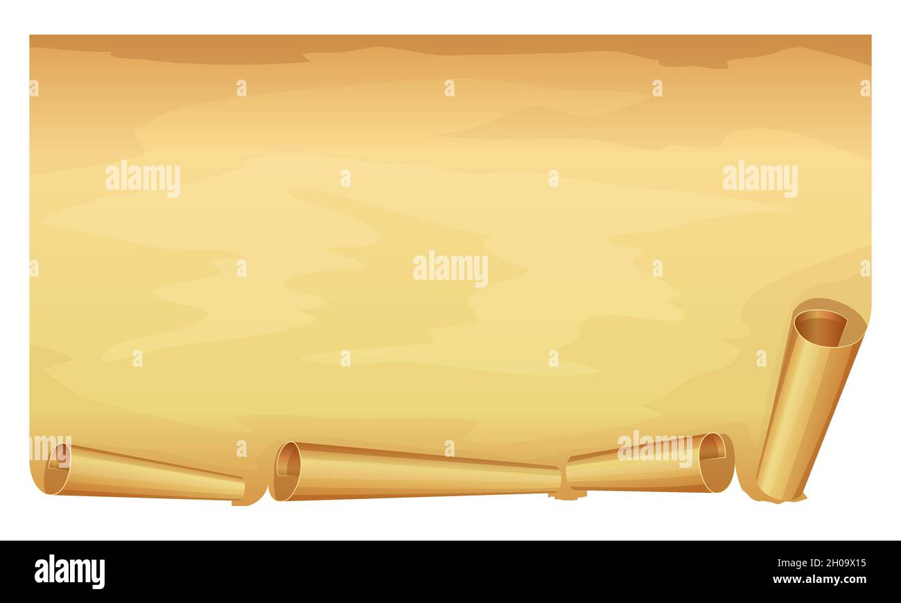 Big golden scroll of parchment Stock Vector Image & Art - Alamy