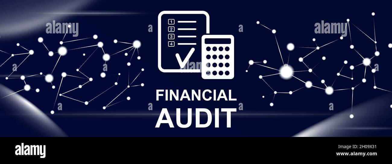Illustration of a financial audit concept Stock Photo - Alamy