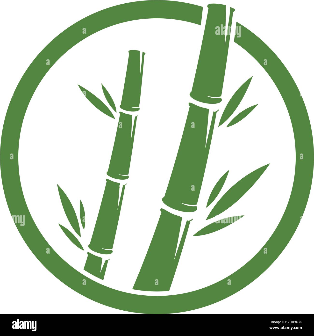 Bamboo logo ilustration vector template Stock Vector Image & Art - Alamy
