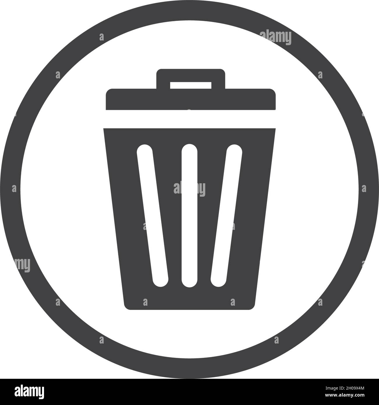 Trash basket icon vector ilustration design Stock Vector Image & Art ...