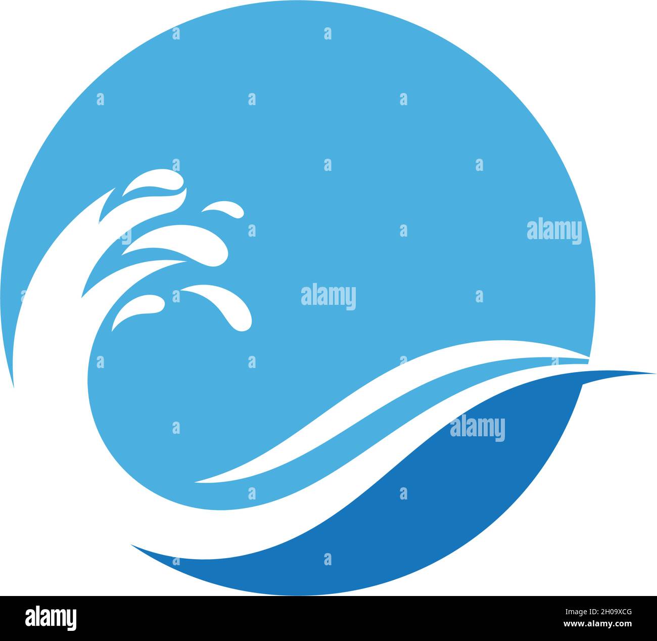 Water wave Logo design vector Template Stock Vector Image & Art - Alamy