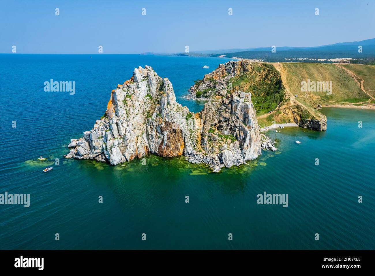 Lake Baikal is in a rift valley, created by the Baikal Rift Zone, where ...