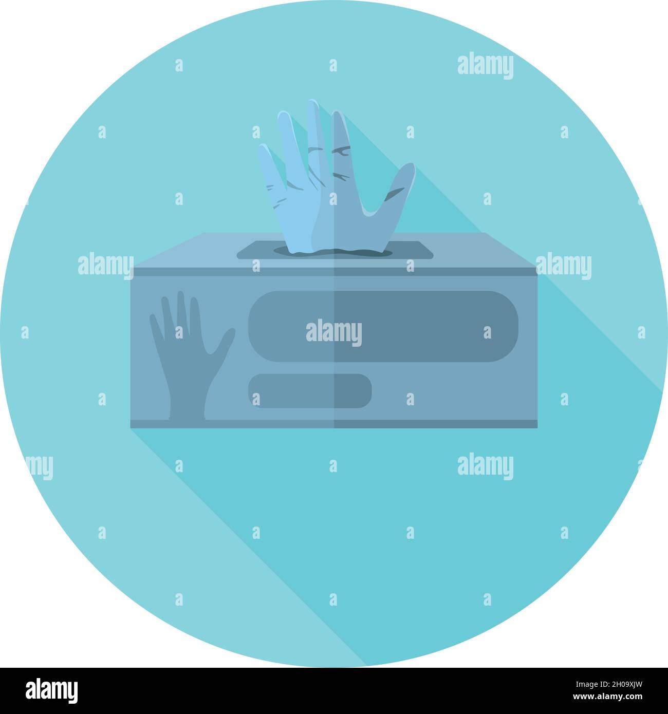 Latex glove box Stock Vector Images - Alamy