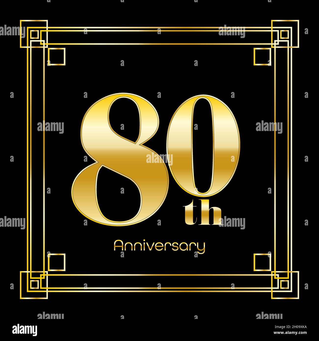 Number eighty Stock Vector Images - Alamy