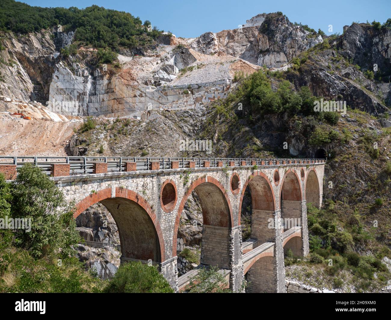 Bridge of Vara in Carrara, site of the Old Private Marble Railway ...