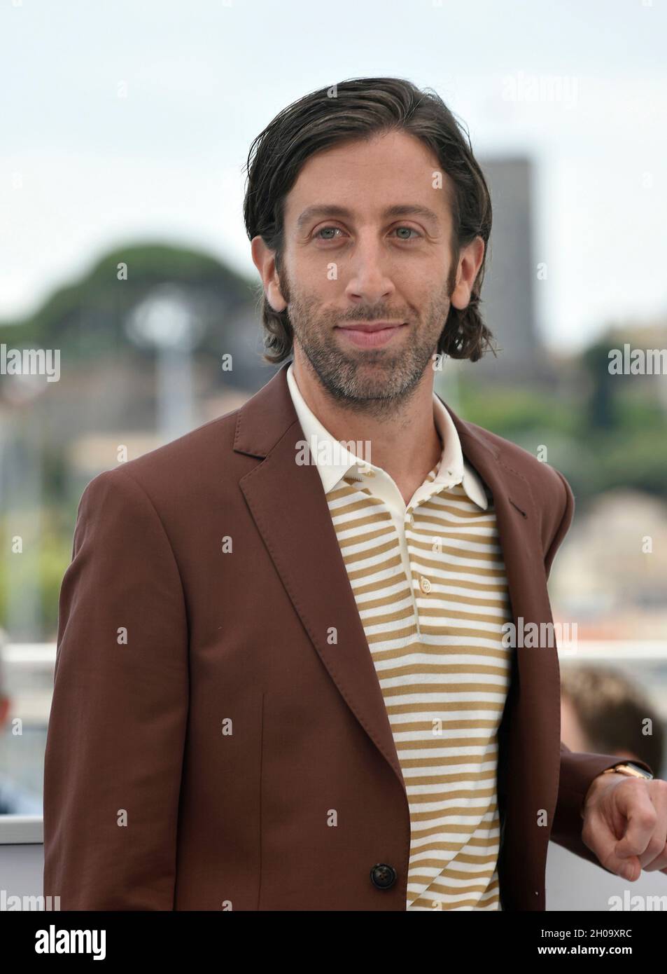74th edition of the Cannes Film Festival: actor Simon Helberg posing ...