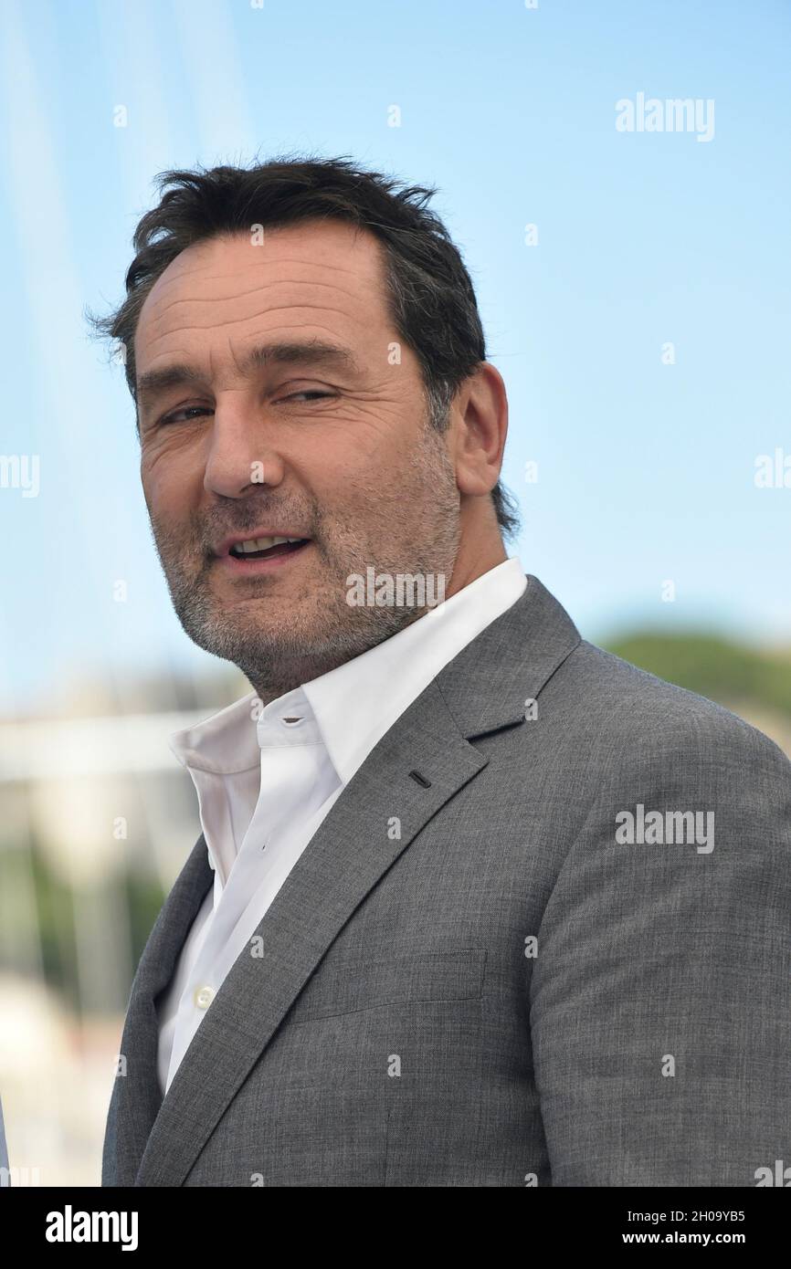 74th edition of the Cannes Film Festival: actor Gilles Lellouche posing ...