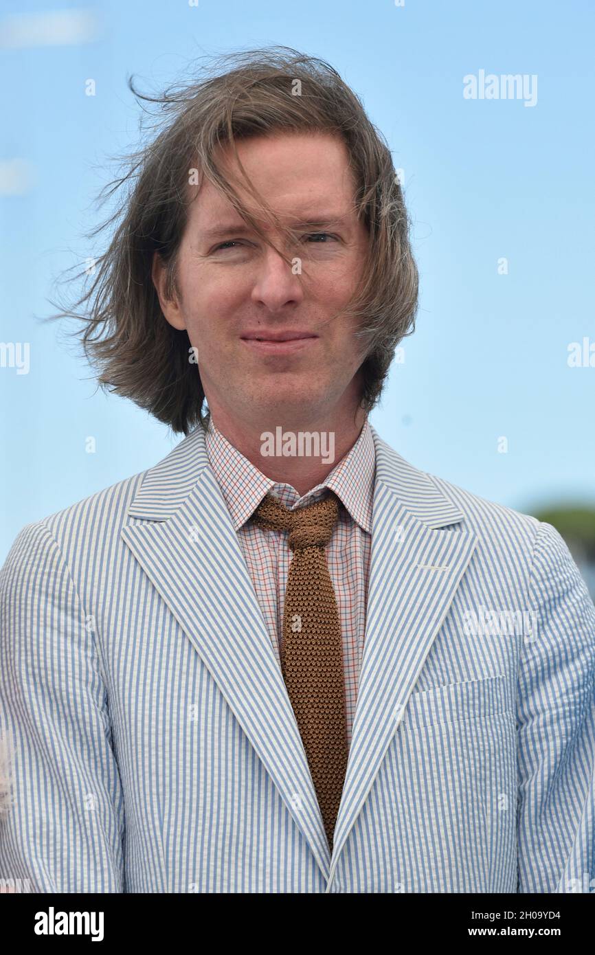 74th edition of the Cannes Film Festival: director Wes Anderson posing ...
