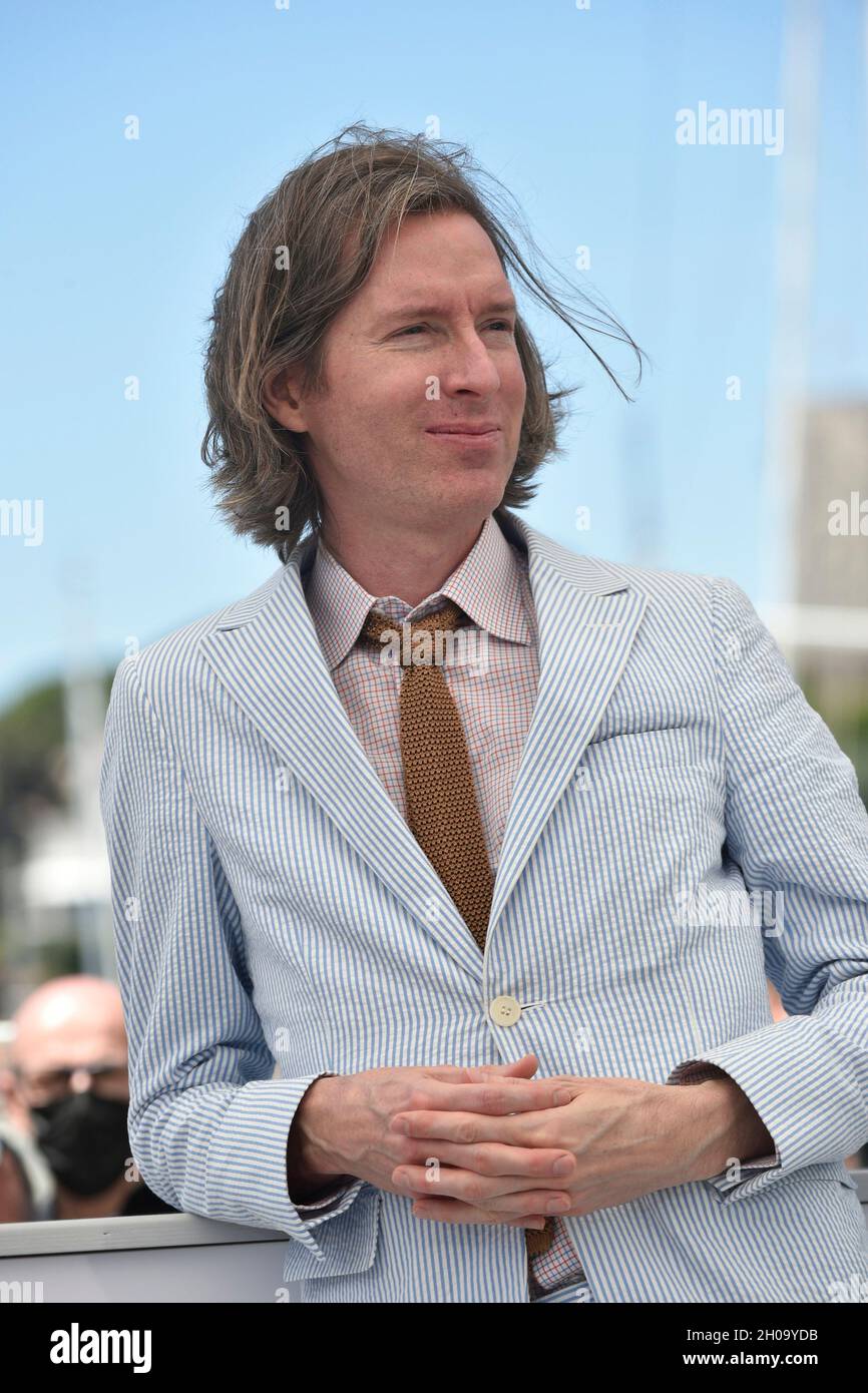 74th edition of the Cannes Film Festival: director Wes Anderson posing ...