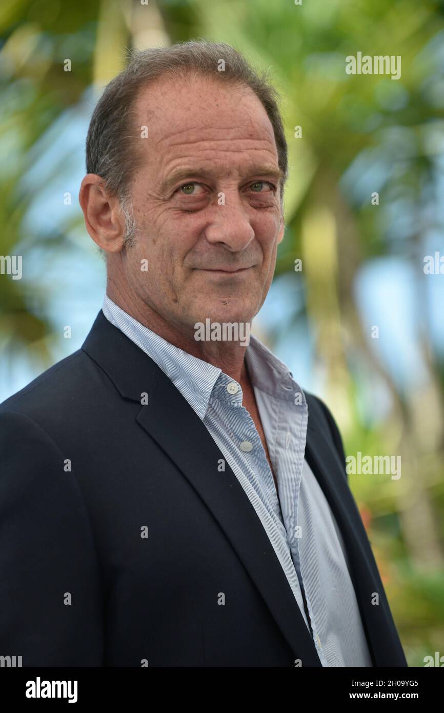 74th edition of the Cannes Film Festival: actor Vincent Lindon posing ...