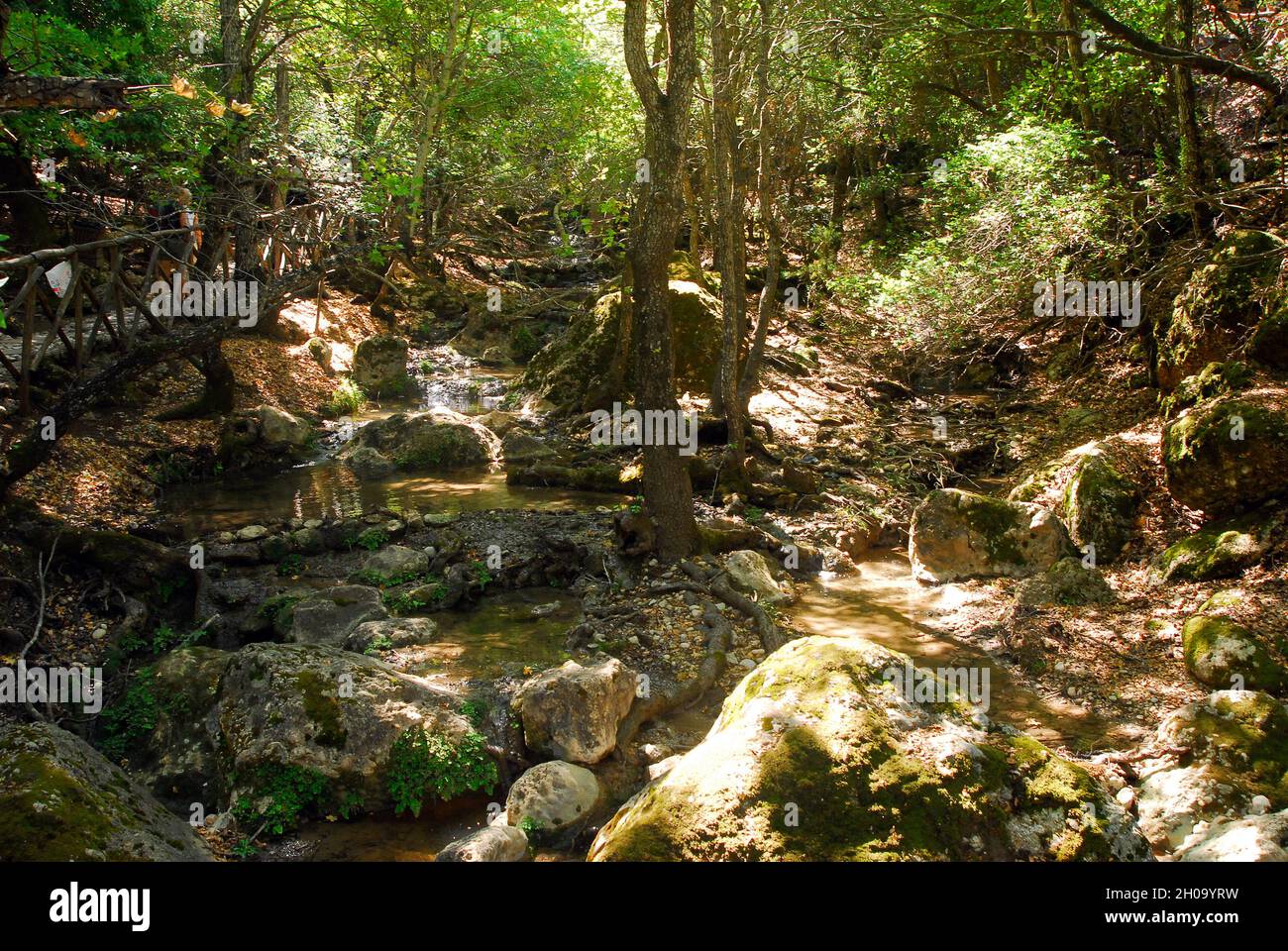 Greece Rhodes island Theologos village Valley of Butterflies Stock ...