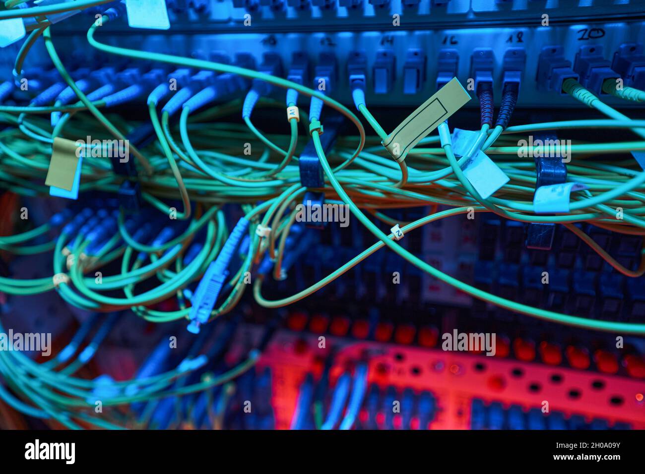 Cabinet patch cables hi-res stock photography and images - Alamy