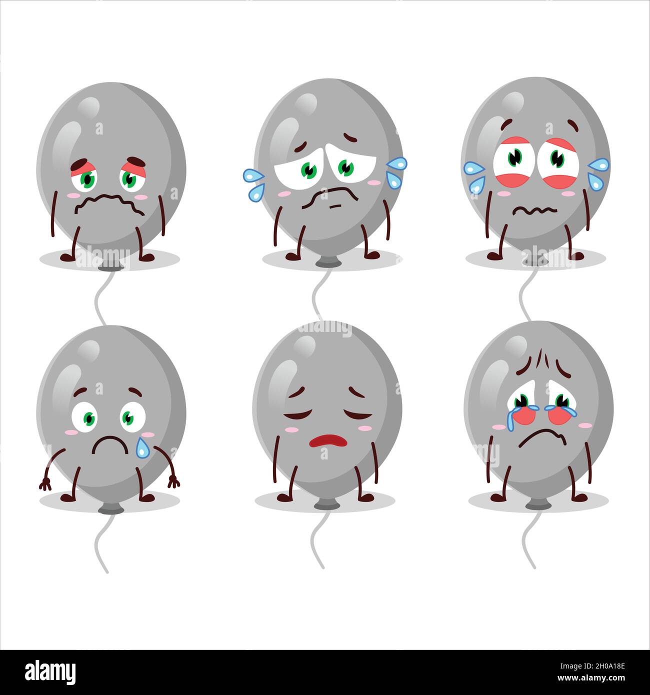 Sad balloons Stock Vector Images - Alamy