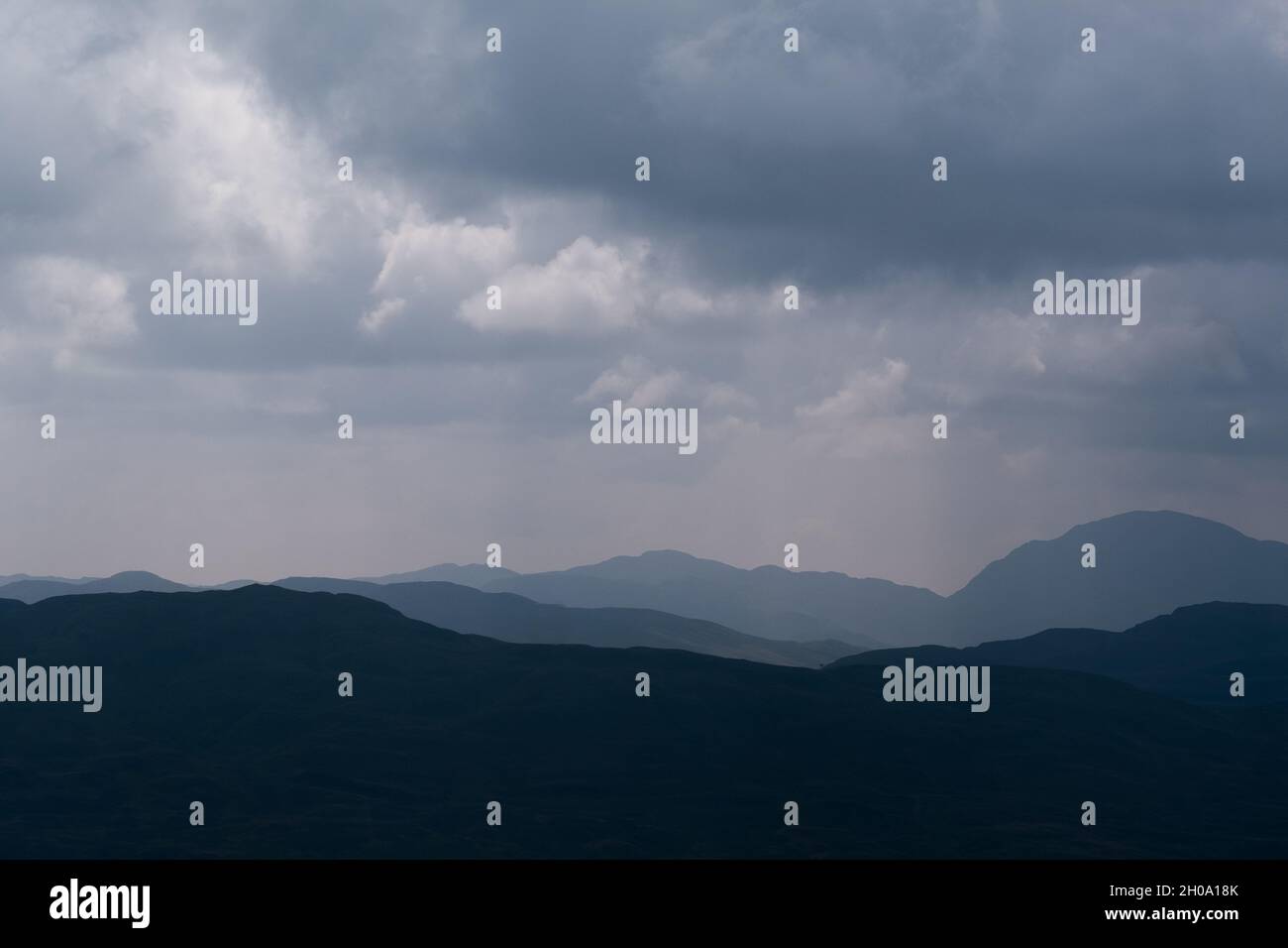 Fading layers mountains hi-res stock photography and images - Alamy