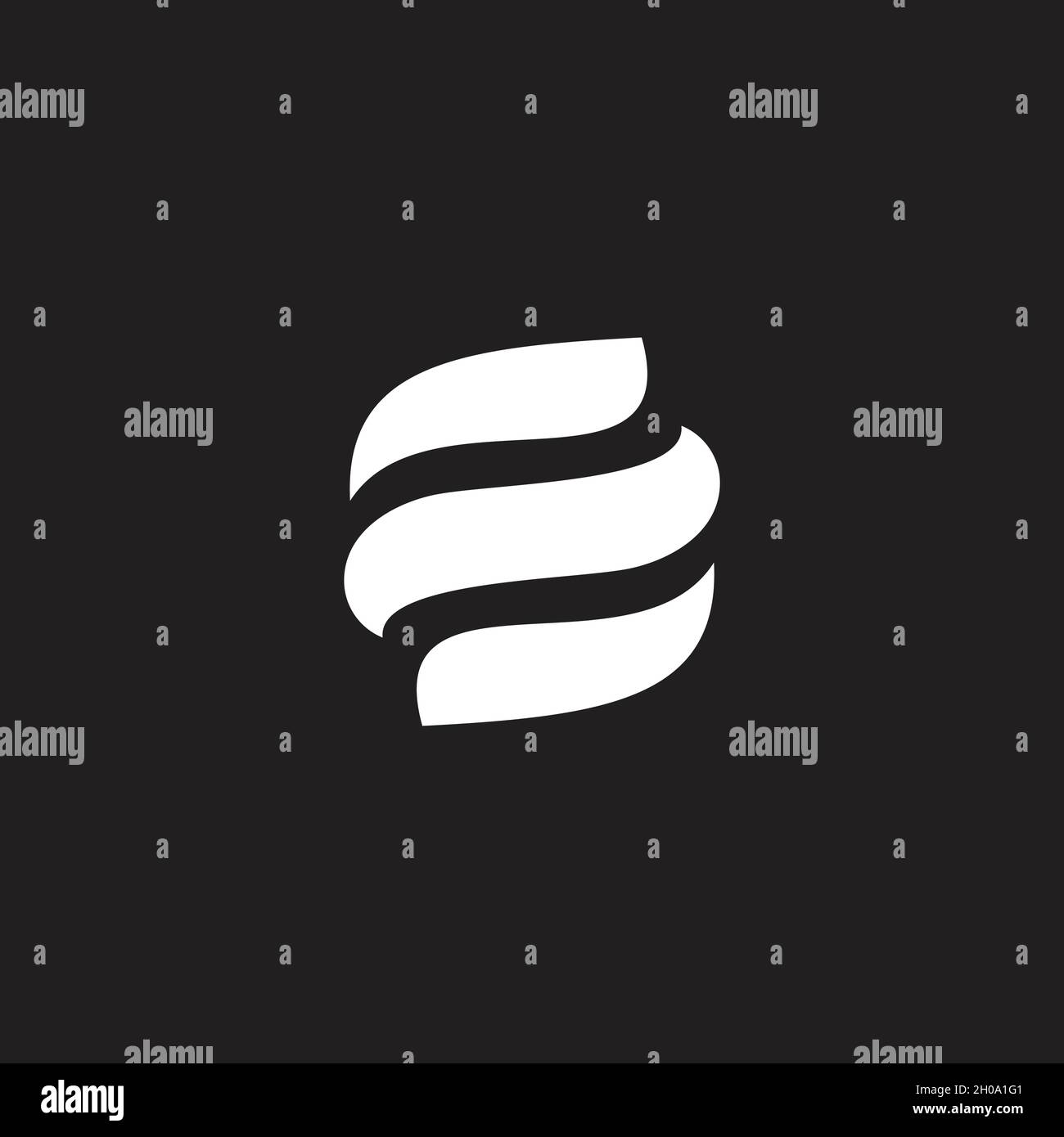 twist wind symbol simple geometric logo vector Stock Vector Image & Art ...