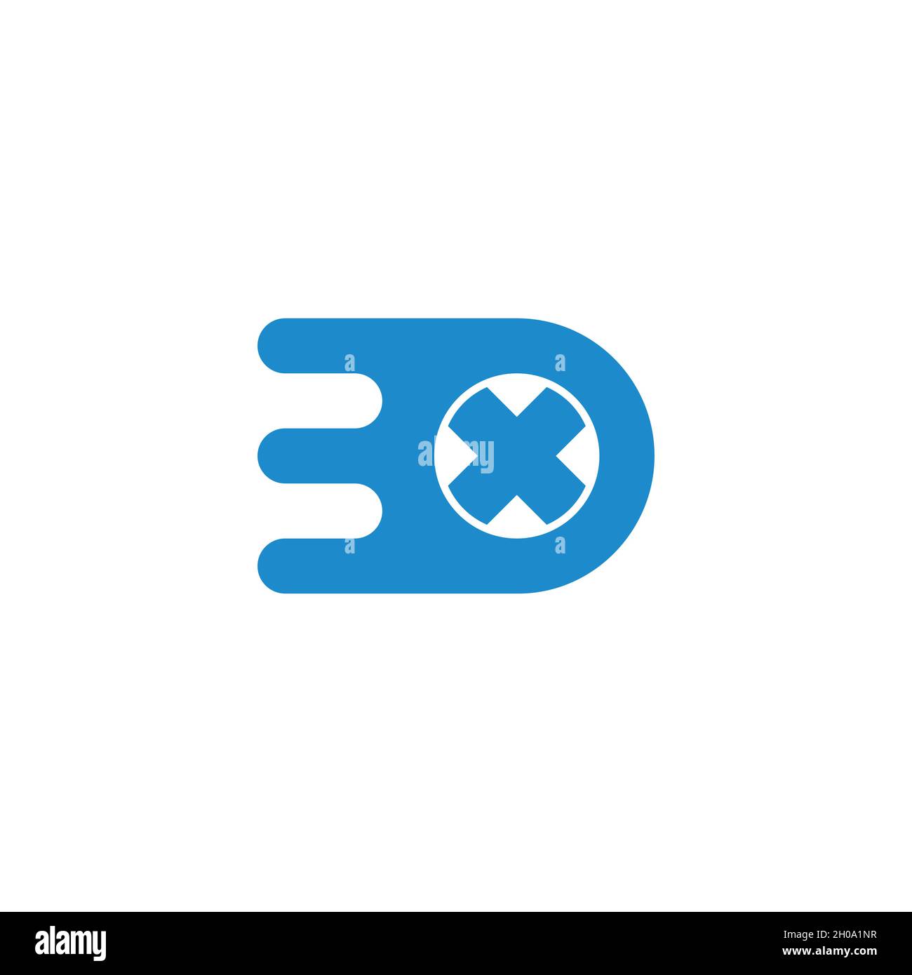 X run logo hi-res stock photography and images - Alamy