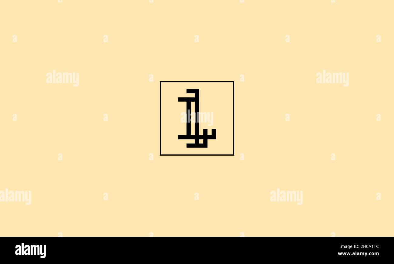 LETTER L LOGO DESIGN WITH NEGATIVE SPACE EFFECT FOR ILLUSTRATION USE ...