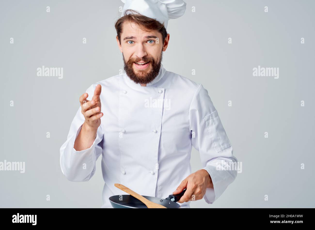 Portrait senior chef showing emotions hi-res stock photography and ...