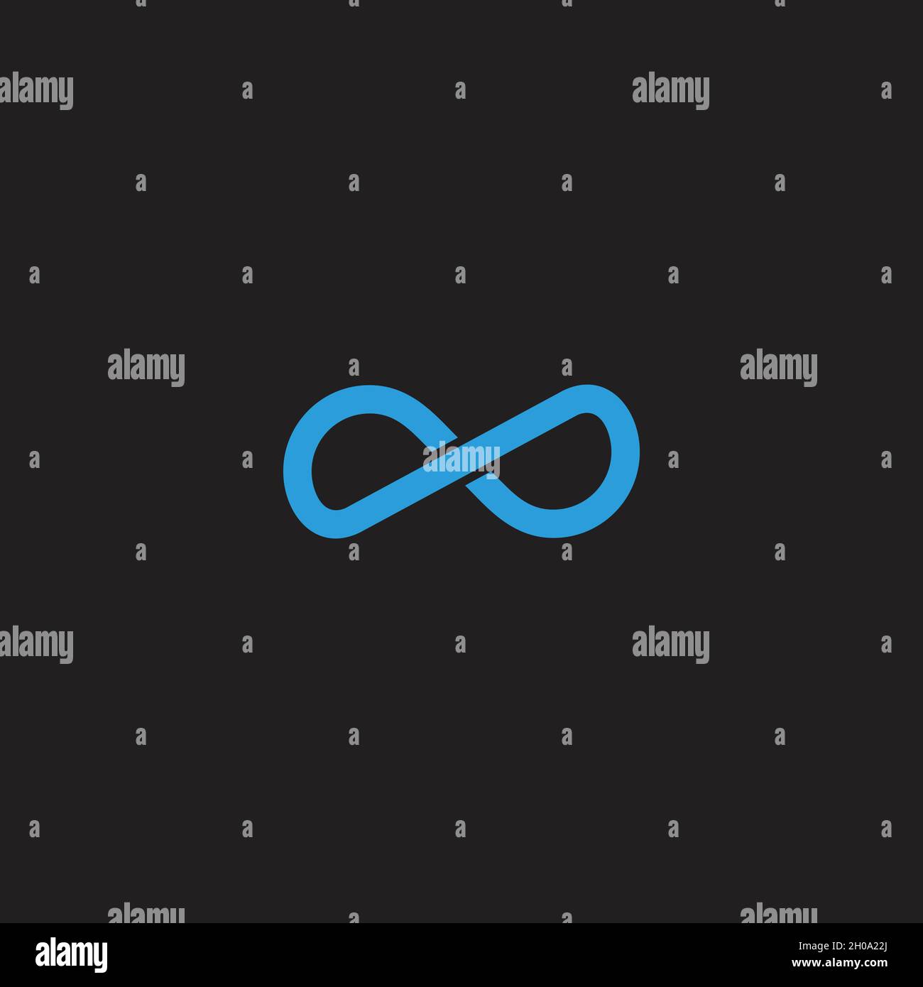 letter dp loop overlapping infinity symbol logo vector Stock Vector ...