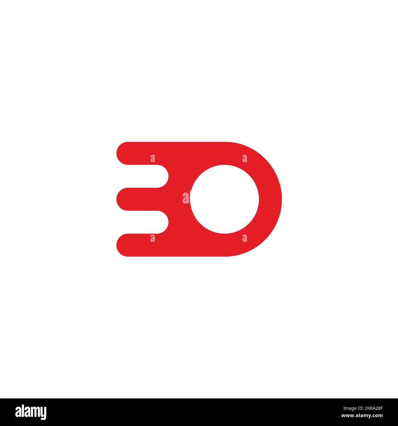 letter o fast motion run symbol logo vector Stock Vector Image & Art ...