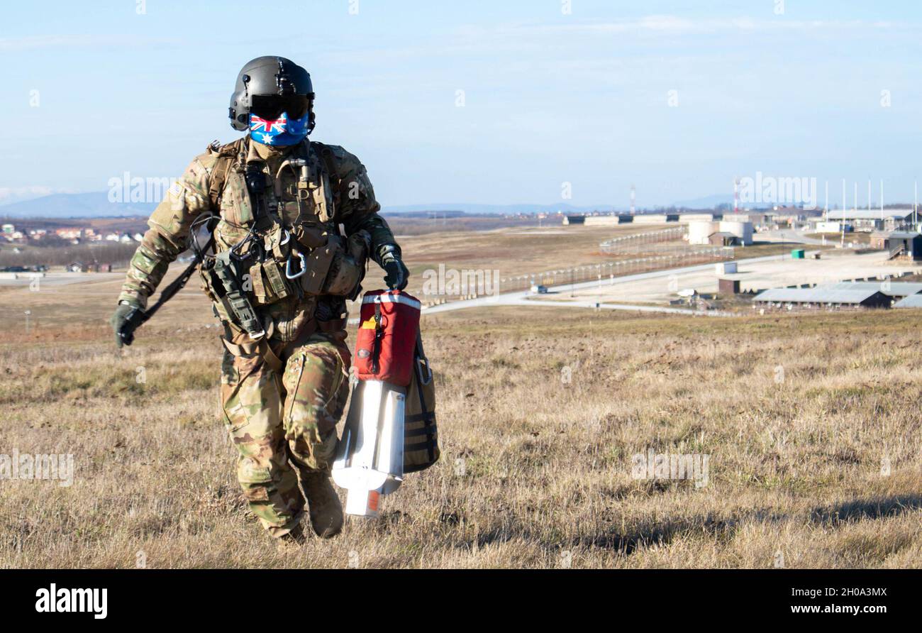 Sgt. Abraham Boxx, a critical care flight paramedic with the 1st ...