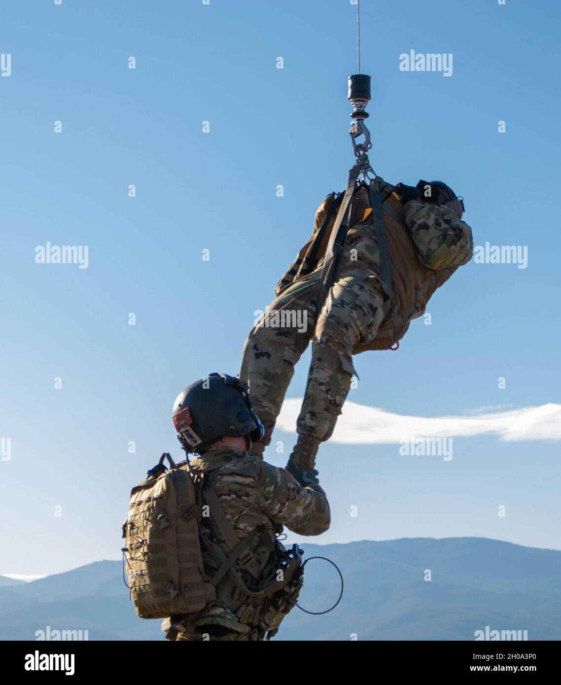 Sgt. Abraham Boxx, a critical care flight paramedic with the 1st ...