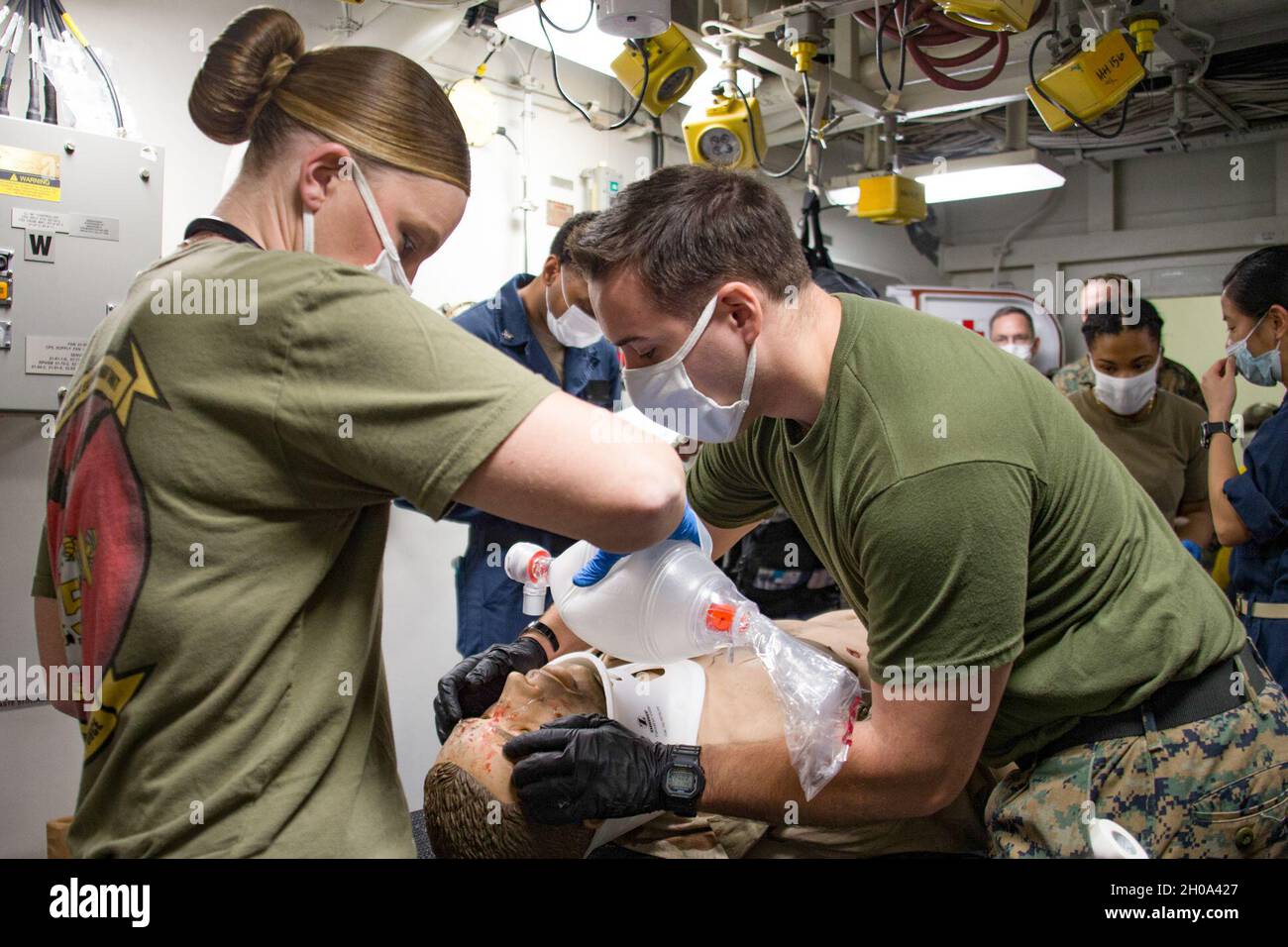210103-M-PQ459-1010 INDIAN OCEAN (Jan. 3, 2021) – U.S. Sailors assigned ...